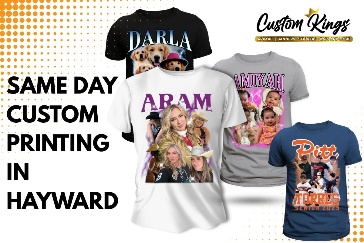 Custom Apparel Printing – No Minimums & Same Day | Custom Kings
